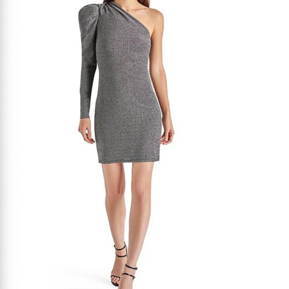 Steve Madden Mirabelle Asymmetrical One Shoulder Long… - Gem